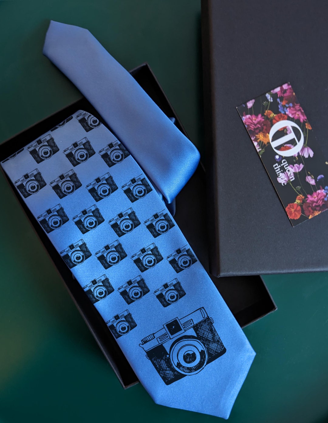 Camera Design Art Print Necktie Photo Passion - Etsy