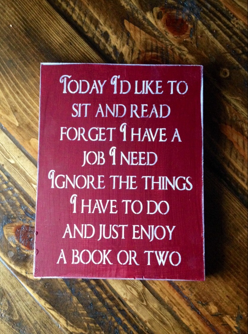 Sit and Read Sign Reading Sign. Wooden Sign Cute Sign Book - Etsy