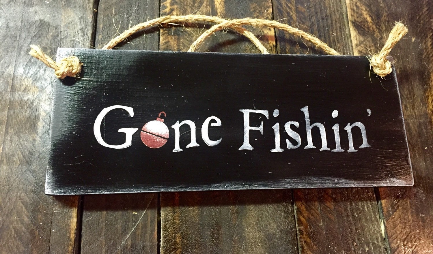 Rustic Gone Fishin' Sign Rustic Fishing Sign Gone - Etsy
