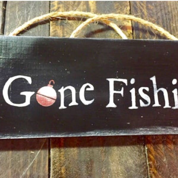 Gone Fishin - Etsy