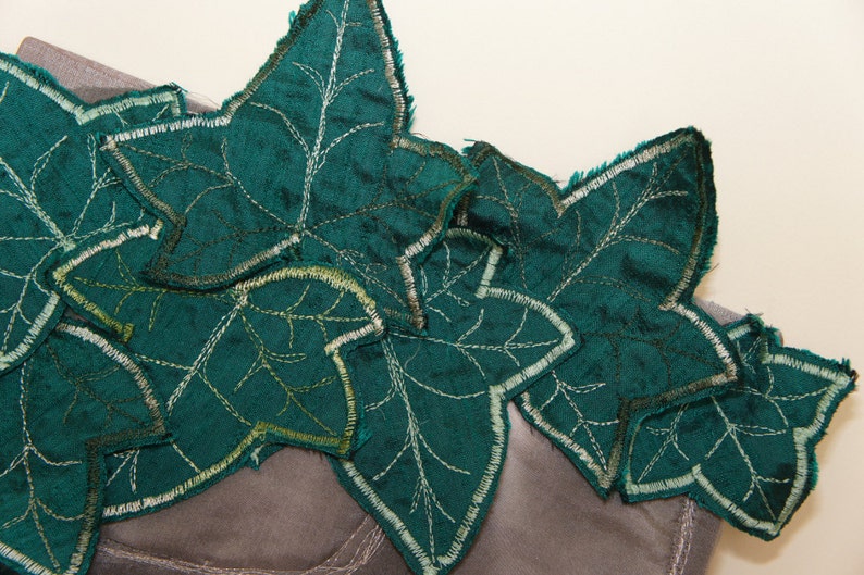 Ivy Wall Machine Embroidered and Appliqué Panel - Etsy