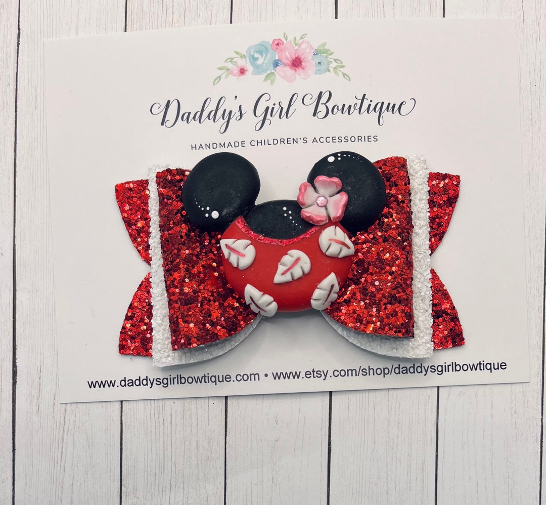 Lilo Bow- Lilo & Stitch Bow- Stitch Bow - Stitch Hair Bow - Stitch ...