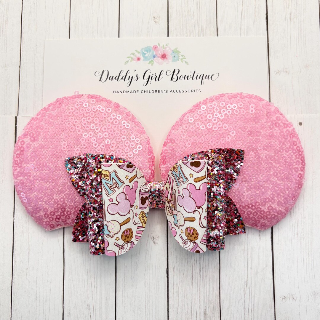 Mouse Ear Clips, Minnie Ears, Minnie Mouse Ear Clips, Mickey Ears ...