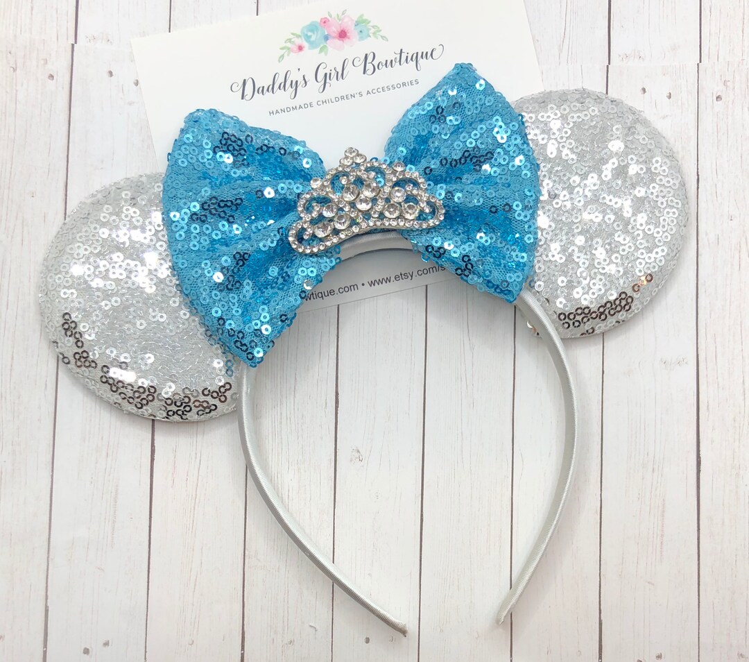 Cinderella Mouse Ears - Princess Mouse Ears - Cinderella - Elsa - Ariel ...