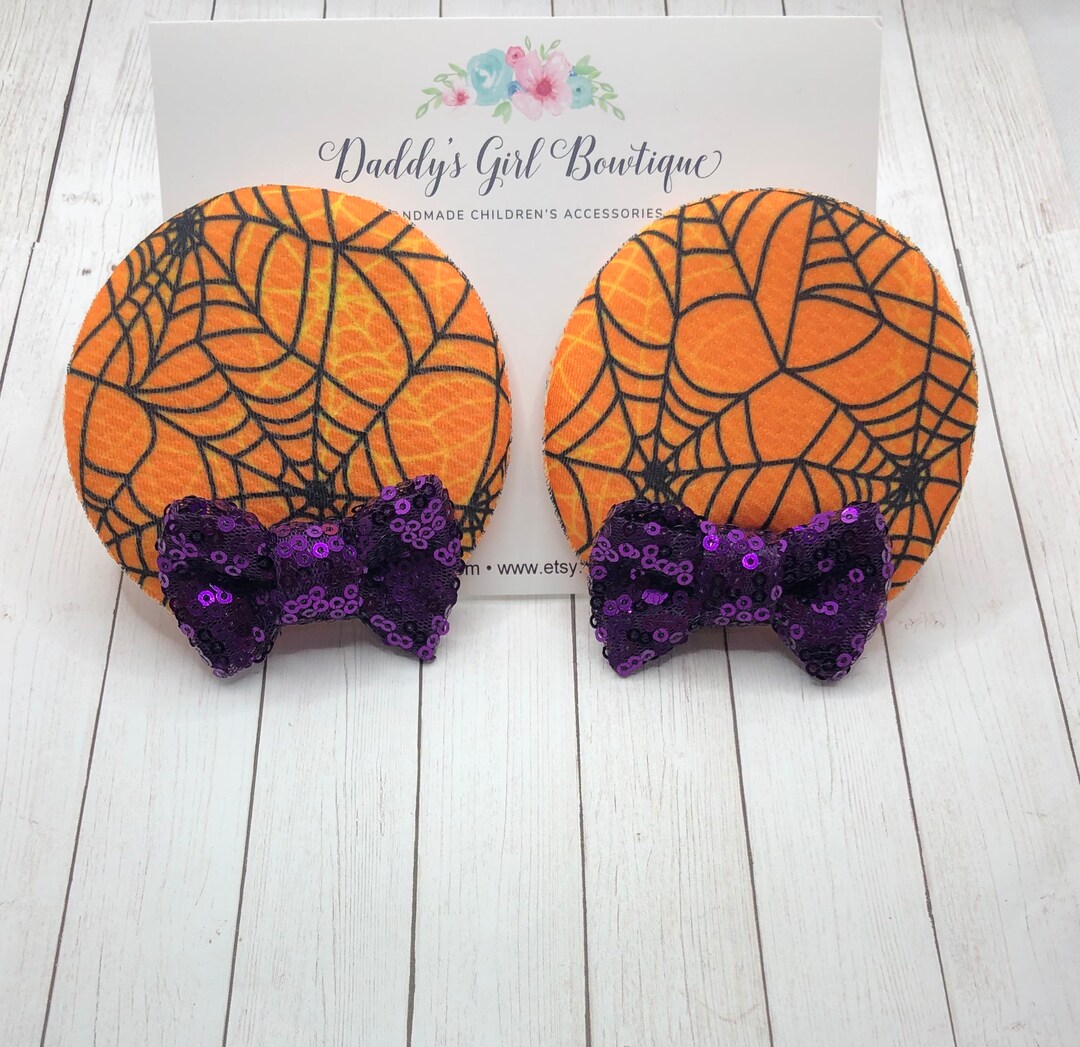 Halloween Mickey Mouse Ears -minnie Mouse Ears - Halloween Ears ...
