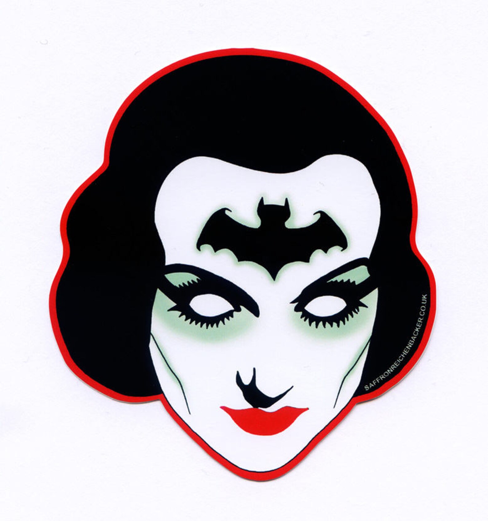 Glamour Ghoul Vinyl Sticker Vintage Vamp Gothic Dark Art - Etsy