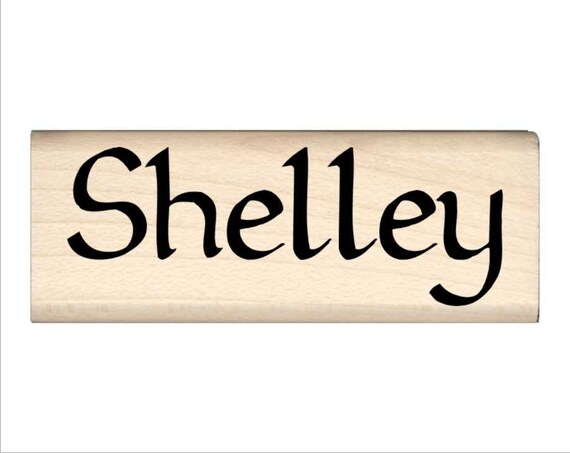 Shelley Name Rubber Stamp for Kids | Etsy