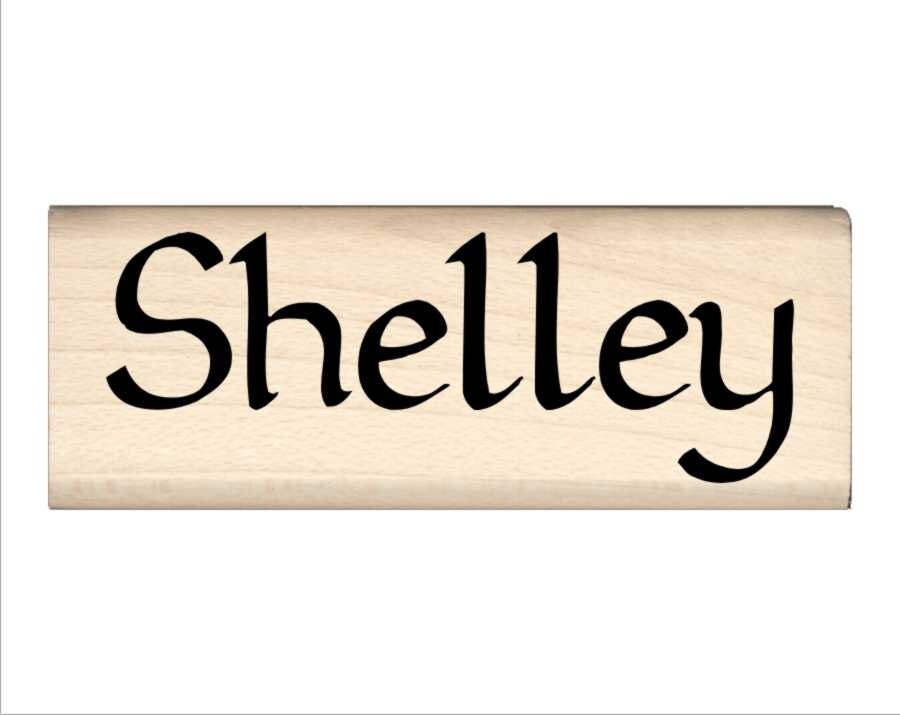 Shelley Name Rubber Stamp for Kids | Etsy
