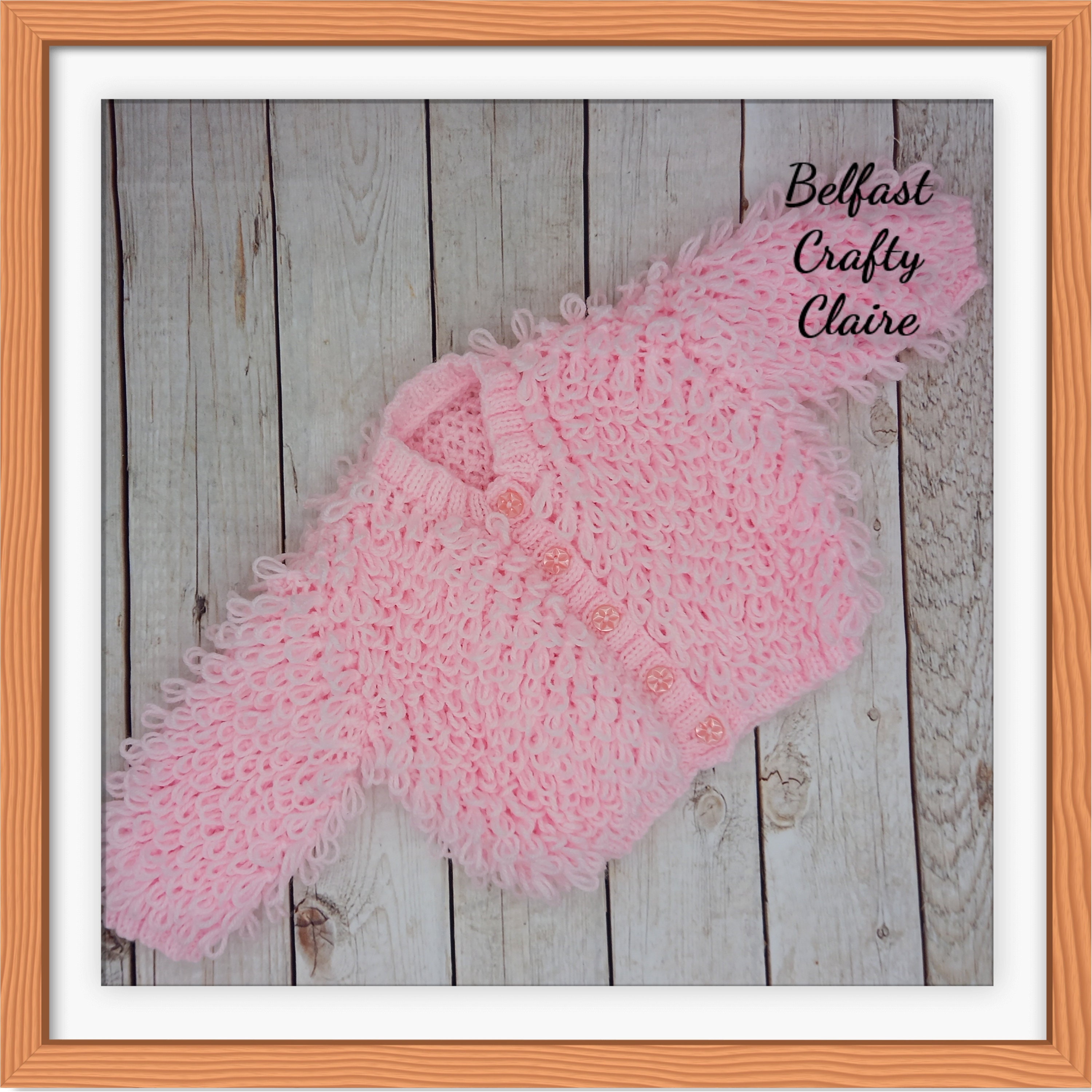 Lovely Beautiful - Baby LOOPY Style Coat - Cardigan - 3 Sizes - 0-6 ...