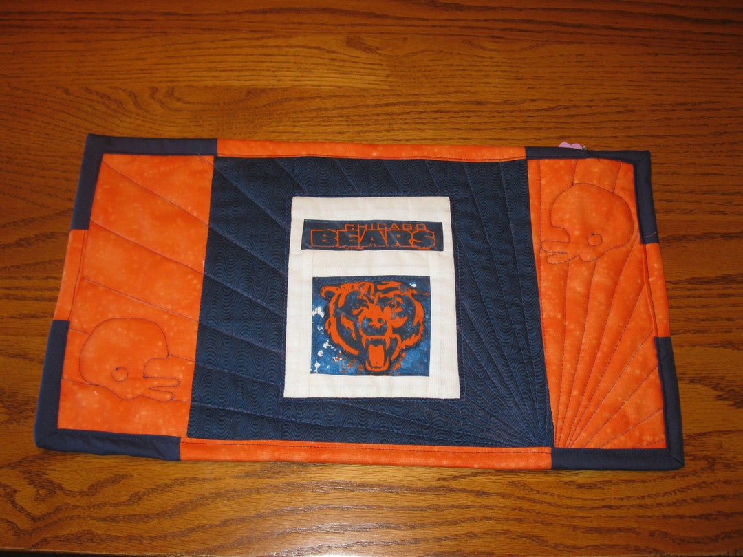 Chicago Bears Table Runner Table Topper - Etsy