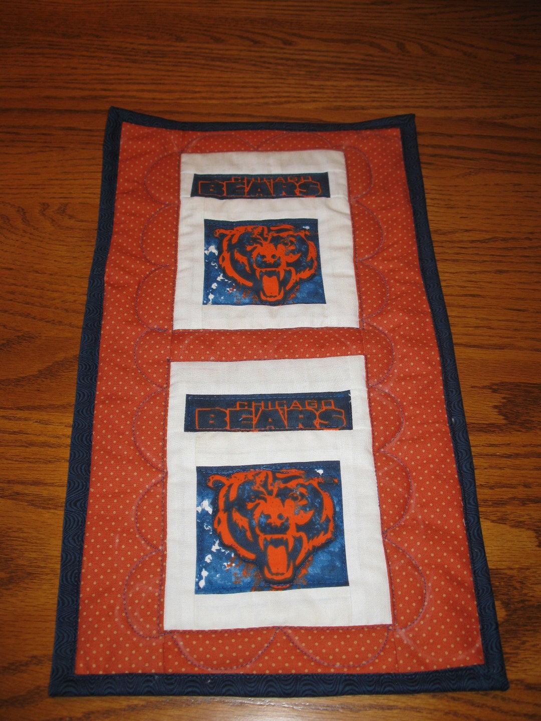 Chicago Bears Table Runner Table Topper NFL - Etsy