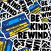 Be Kind, Rewind Retro Sticker - Etsy
