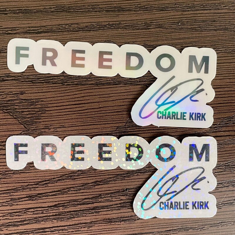 Charlie Kirk Stickers - Etsy