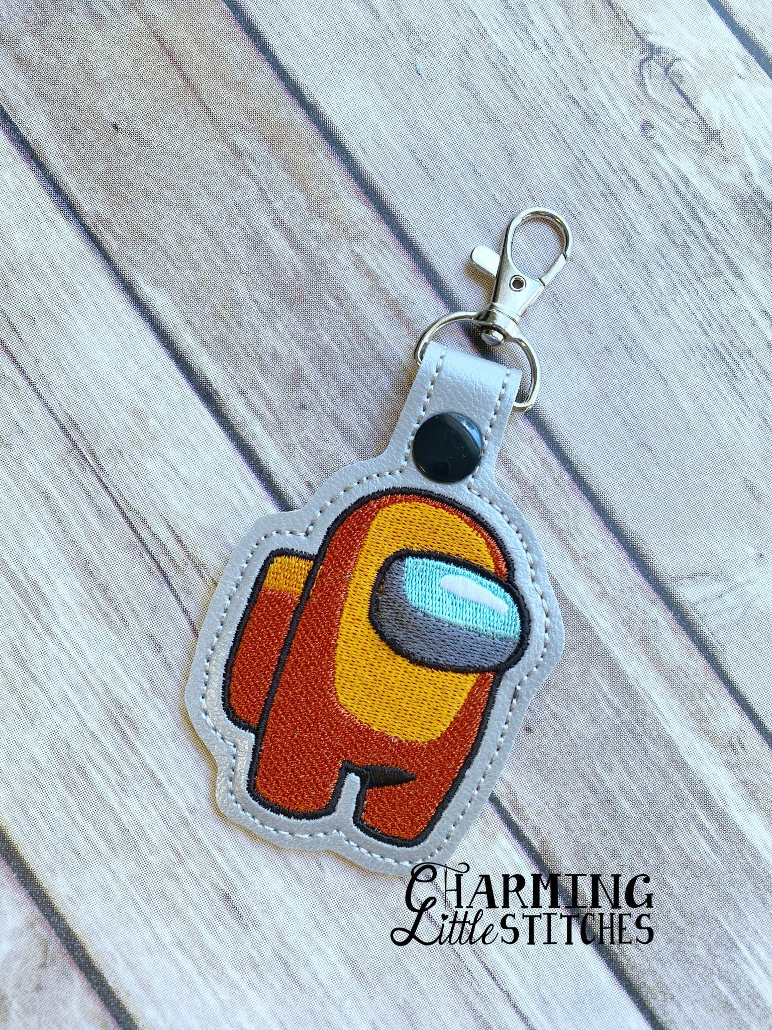 SUS Among Us Keychain Snap Fob | Etsy