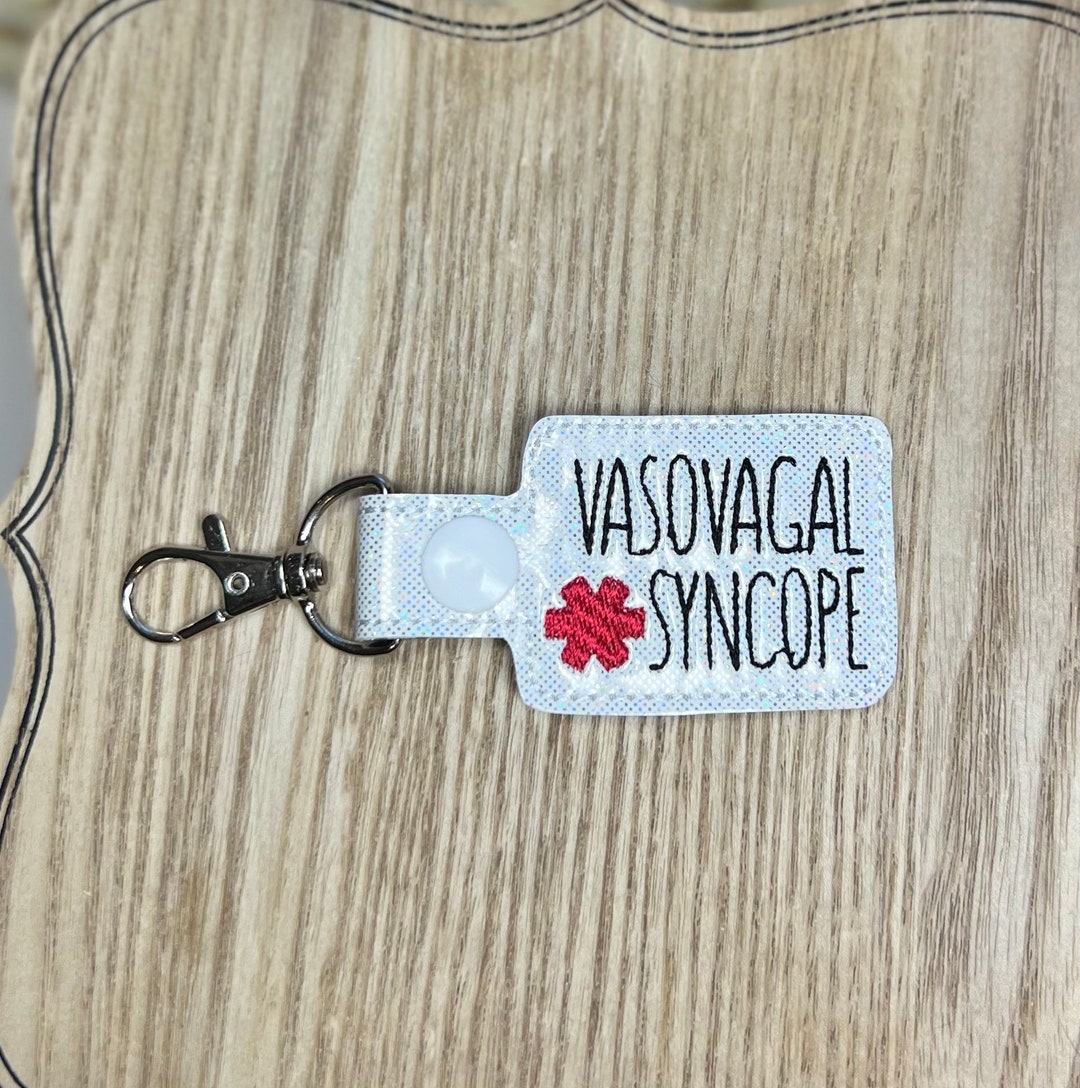Vasovagal Syncope Medical Awareness Snap Tab Keychain - Etsy
