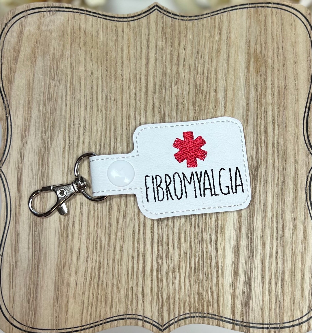 Fibromyalgia Medical Awareness Snap Tab Keychain - Etsy