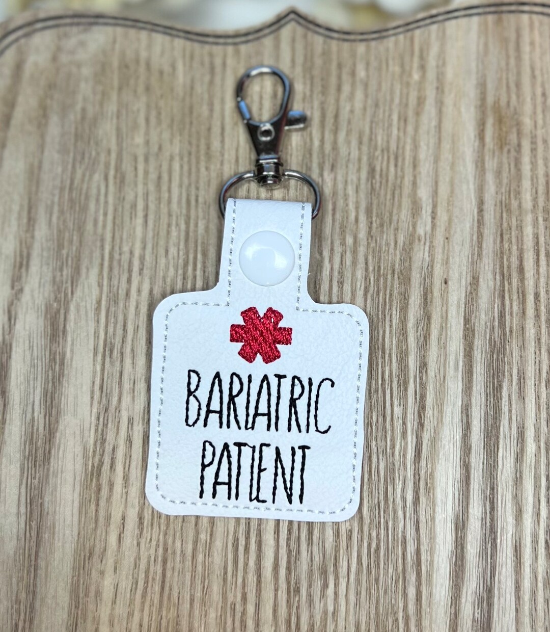 Bariatric Patient Medical Awareness Snap Tab Keychain - Etsy