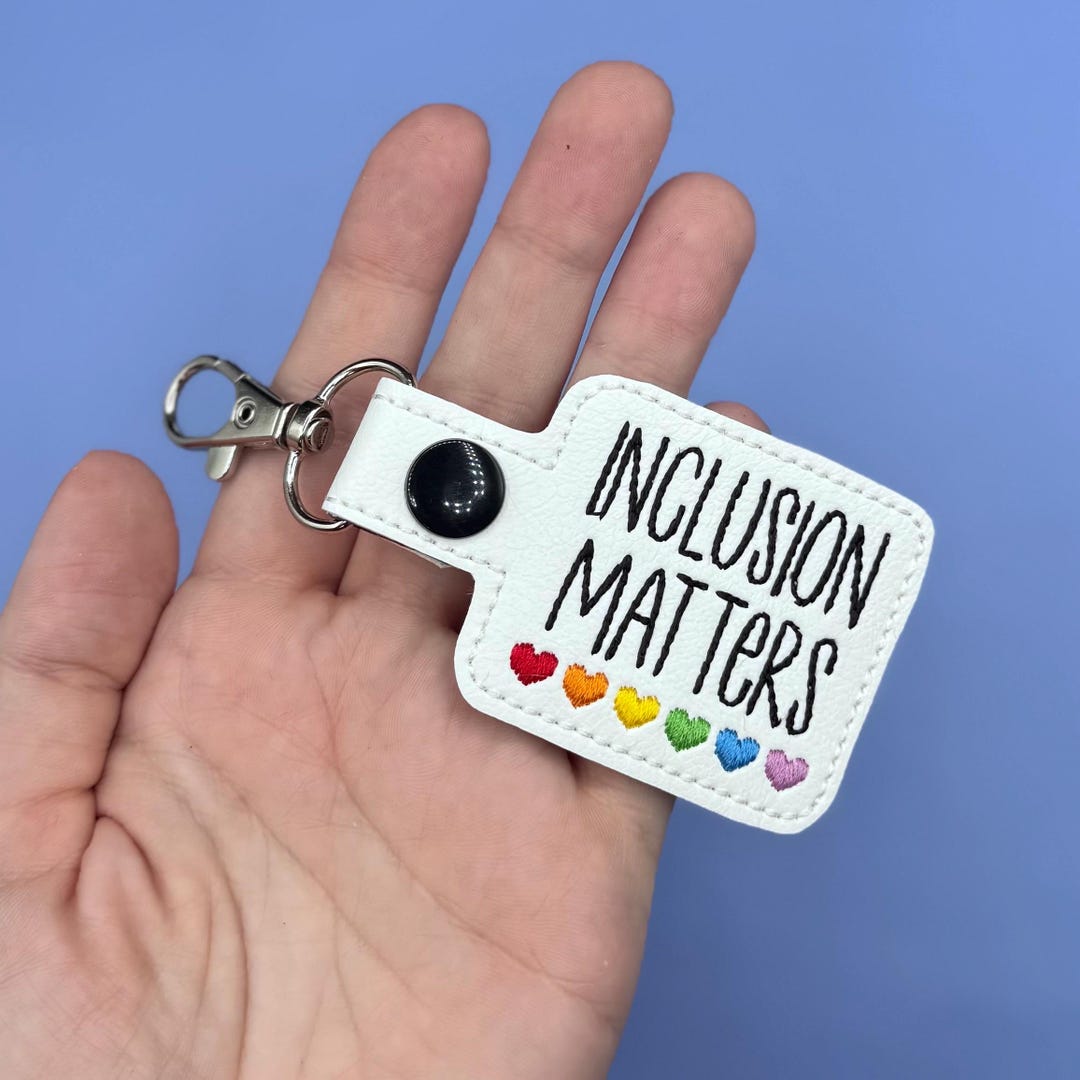 Inclusion Matters Keychain - Etsy