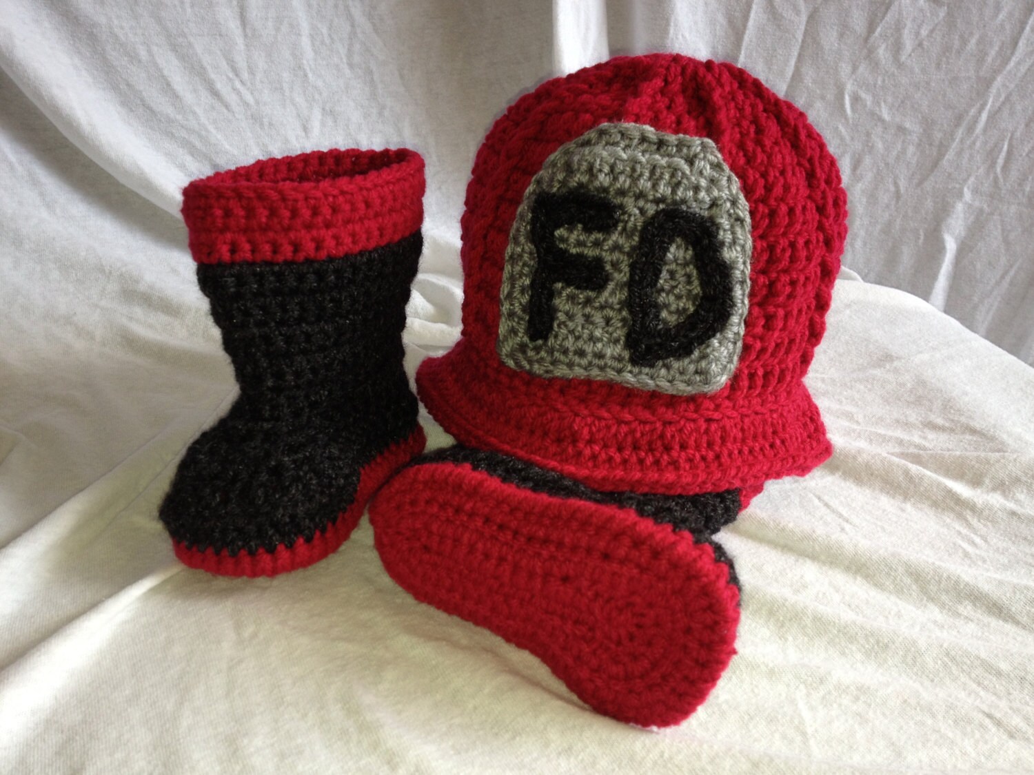 Knit Fireman Hat