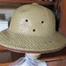 Woven Straw Pith Helmet Safari Hat Adjustable Sizing Taupe - Etsy
