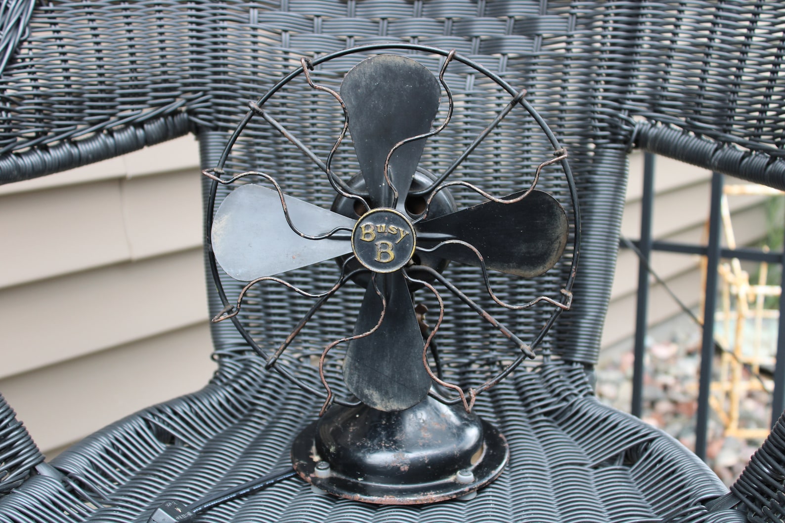 Busy Bee 1920s Electric Fan Working Condition Kelmet Corp. 9 Inch Black ...