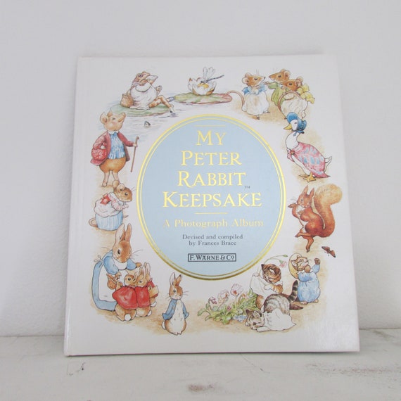 Baby Album Peter Rabbit Photograph Album 1993 Beatrix Potter - Etsy