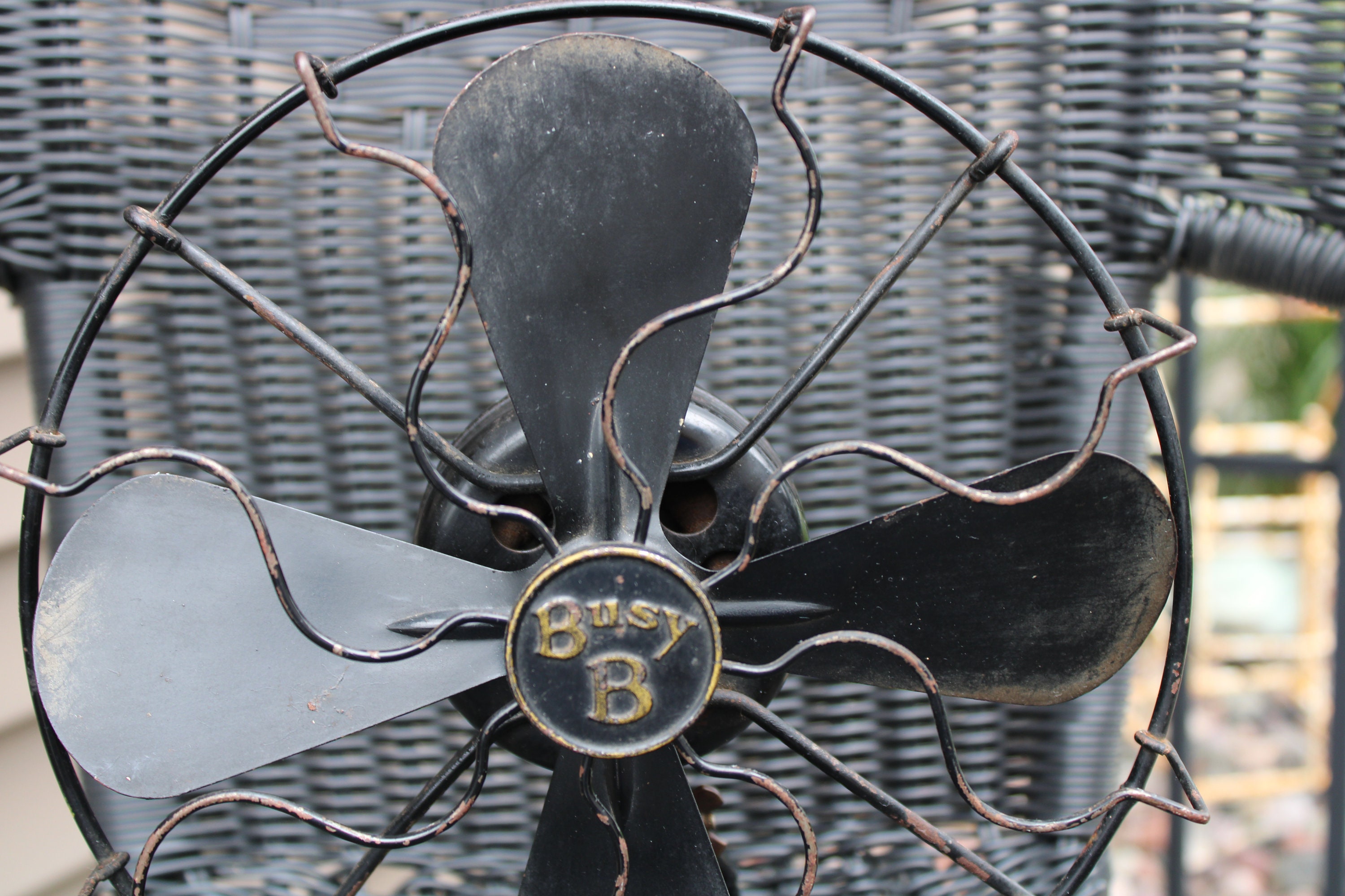 Busy Bee 1920s Electric Fan Working Condition Kelmet Corp. 9 Inch Black ...