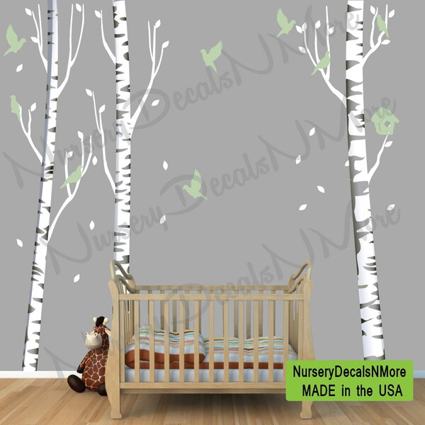 Birch Tree Decal - Etsy