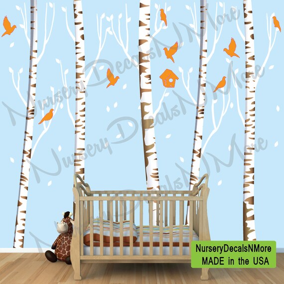 Birch Tree Decal More Realistic Easier to Install Reusable - Etsy
