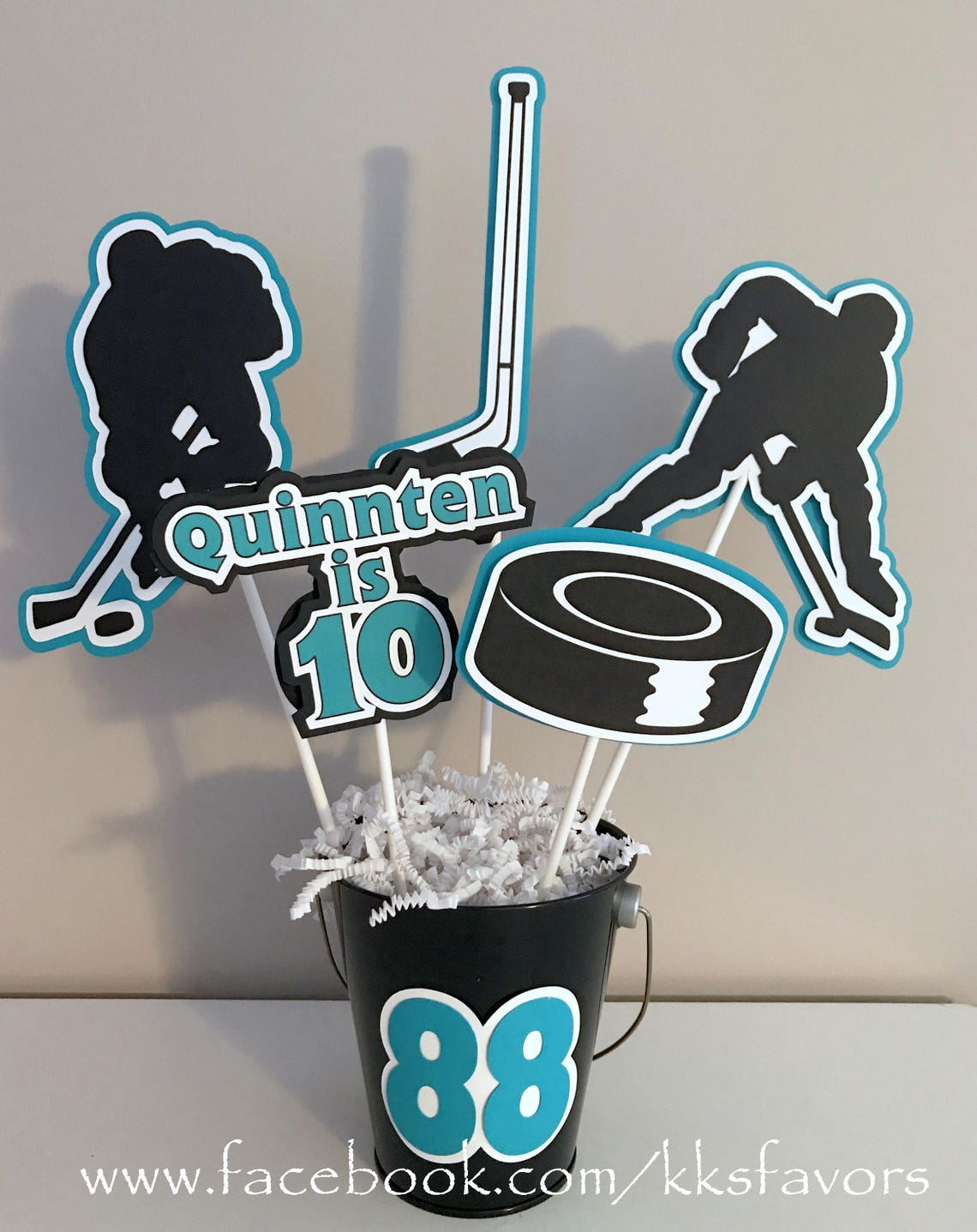 Ice Hockey Party Centerpieces/ice Hockey Party/ice Hockey | Etsy