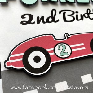 Vintage Race Car Party Door Sign/vintage Racing Party Sign/racecar ...