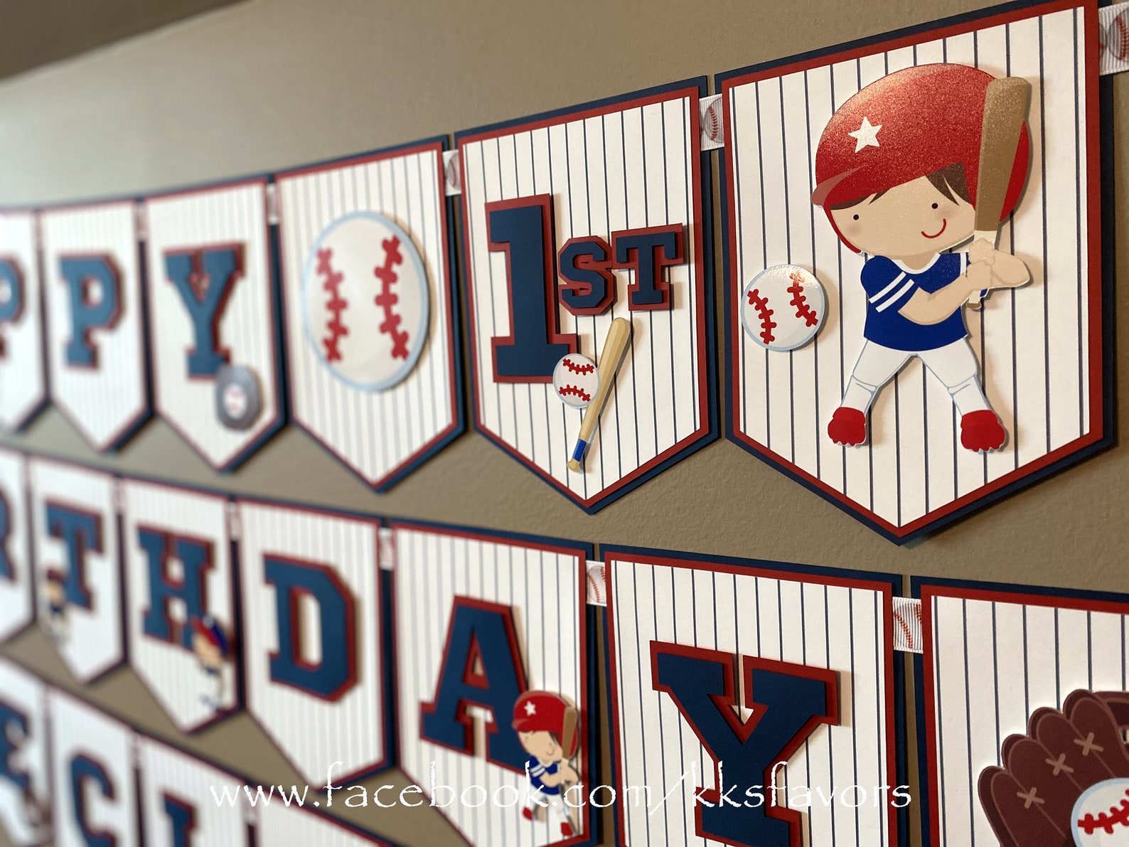Baseball Party Banner/baseball Birthday Banner/baseball 1st - Etsy