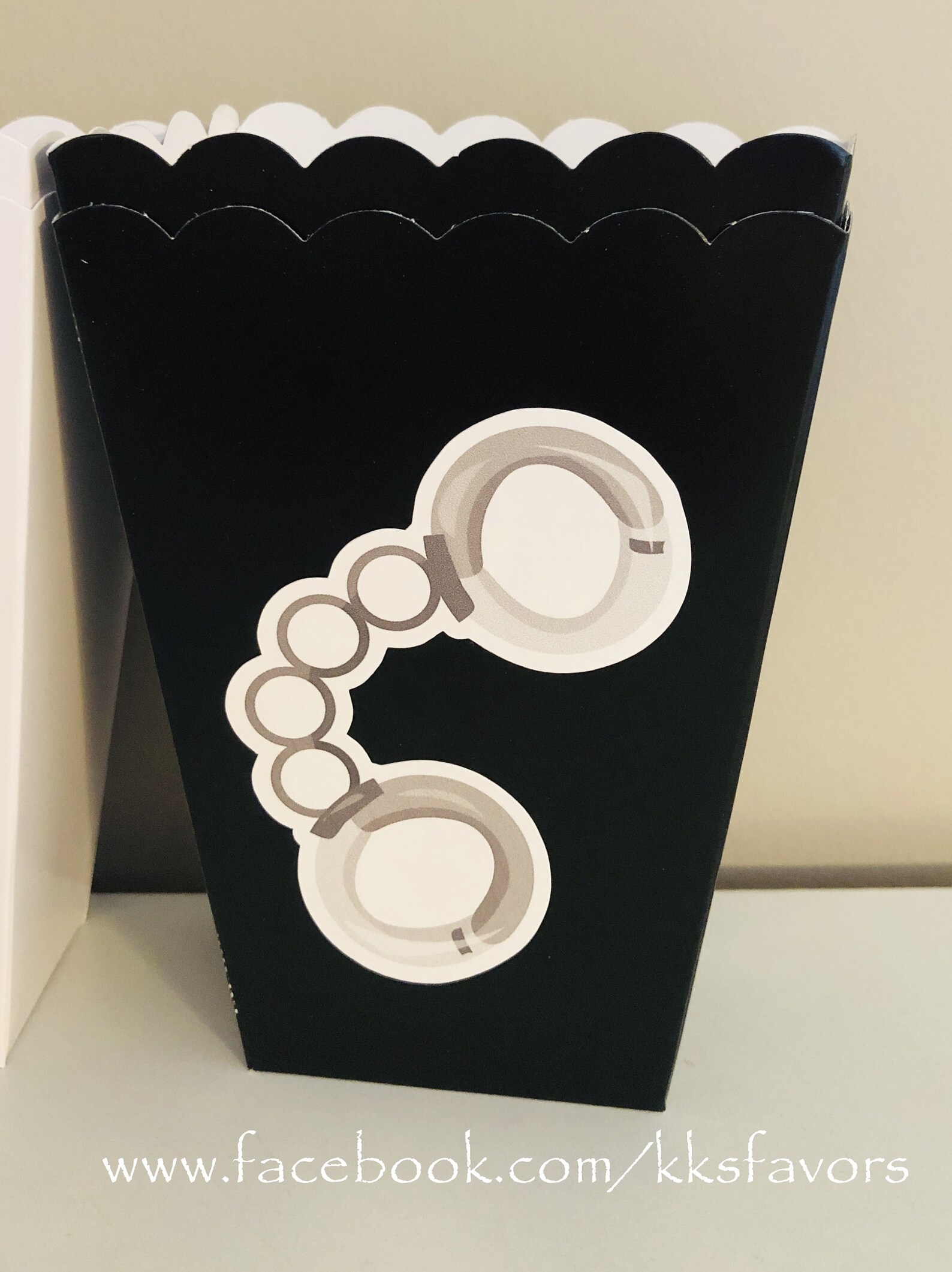 Police Party Popcorn Box/police Birthday Popcorn Boxes/police - Etsy