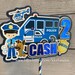 Police Cake Topper/police Party Cake Topper/police Birthday Cake Topper ...