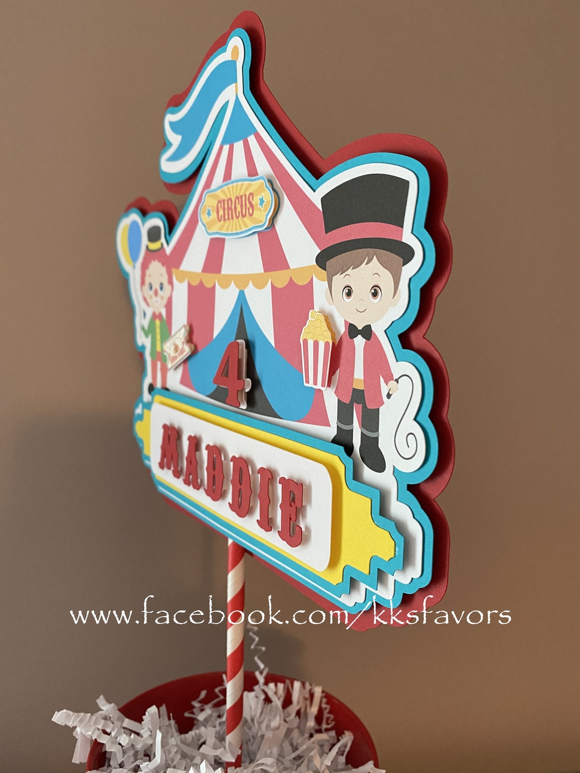 Circus Party Cake Topper/circus Birthday Cake Topper/circus - Etsy