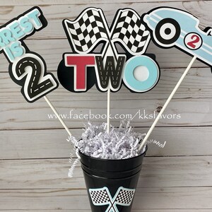 Vintage Race Car Birthday Party Centerpiece/racing Party Centerpiece ...