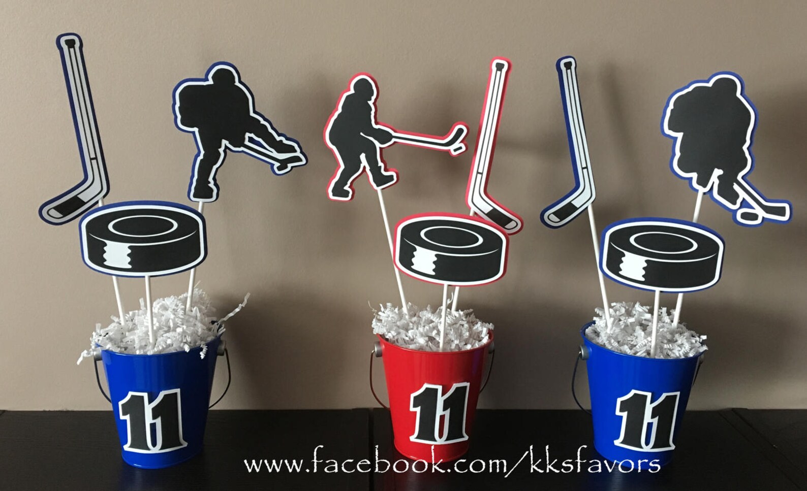 Ice Hockey Party Centerpieces/ice Hockey Party/ice Hockey | Etsy