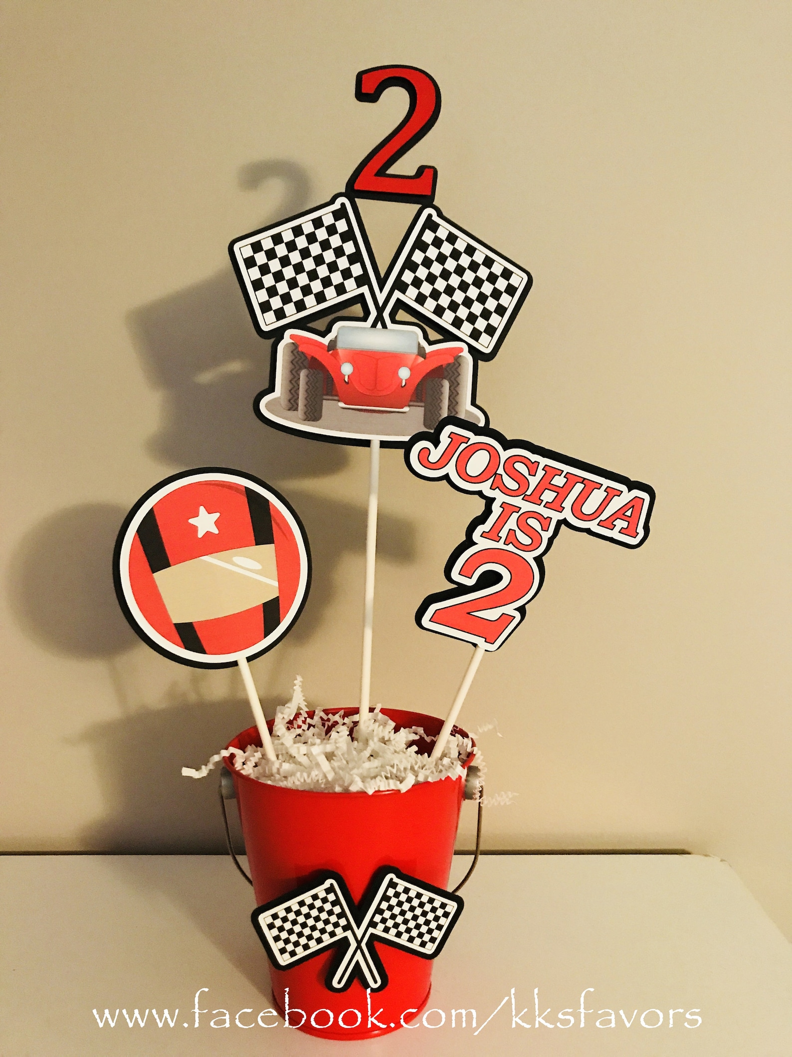 Race Car Birthday Party Centerpiece/racing Party - Etsy