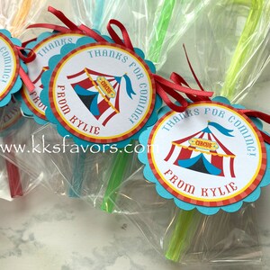 Circus Party Favors/circus Birthday Favors/carnival Party Favors ...