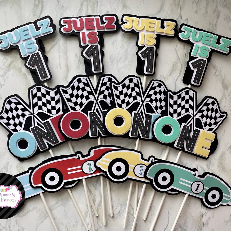 Vintage Race Car Birthday - Etsy