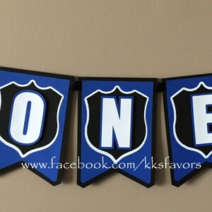 Police Party Birthday Banner/police Birthday Banner/policeman Party ...