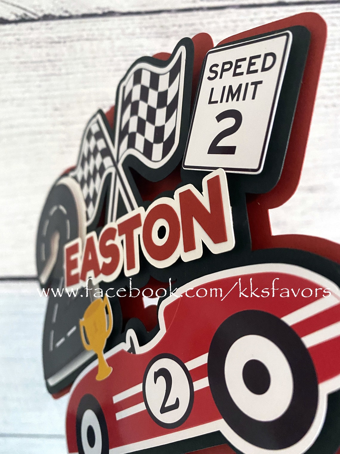 Vintage Race Car Cake Topper/racecar Cake Topper/racing Car - Etsy