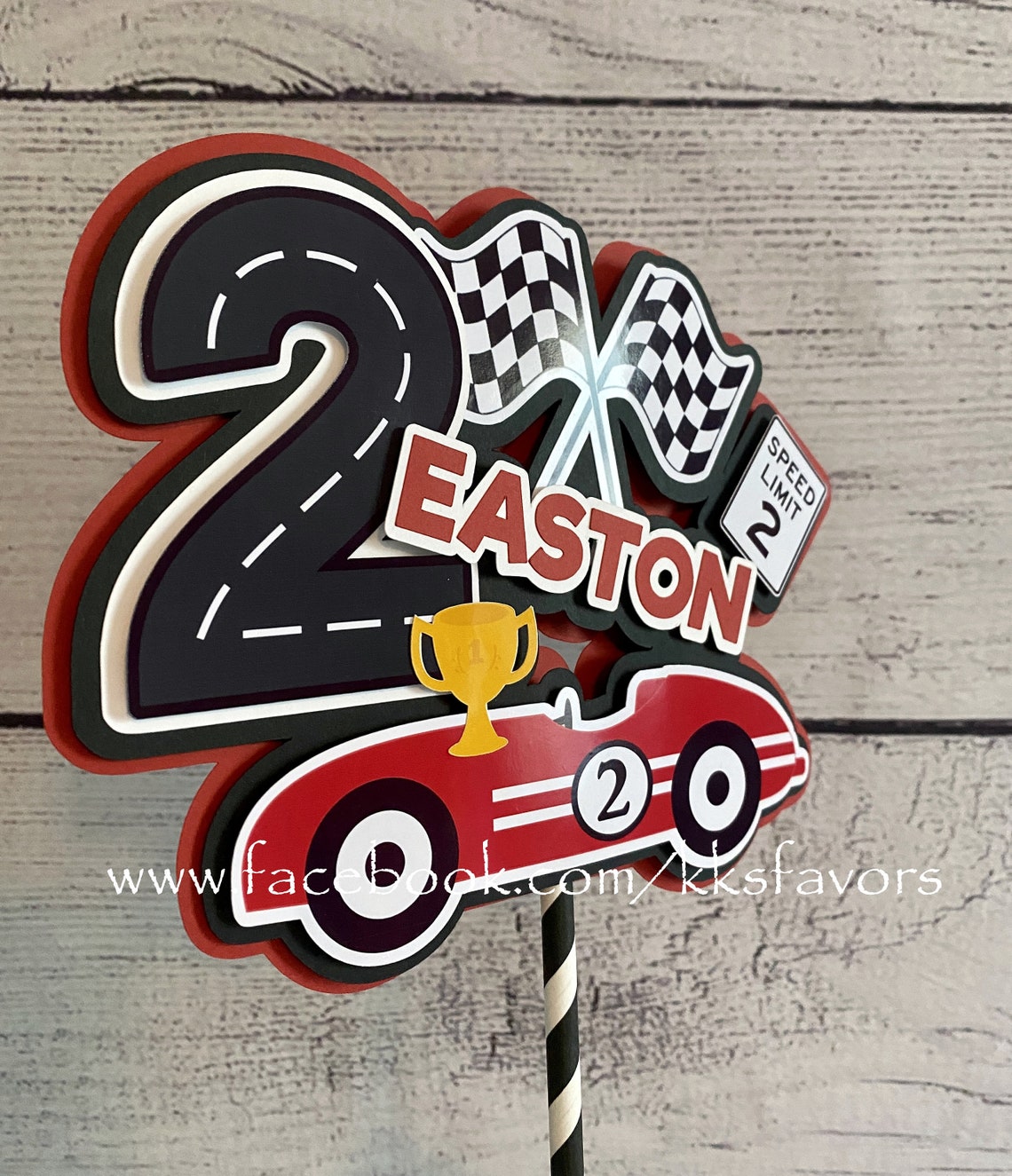 Vintage Race Car Cake Topper/racecar Cake Topper/racing Car - Etsy