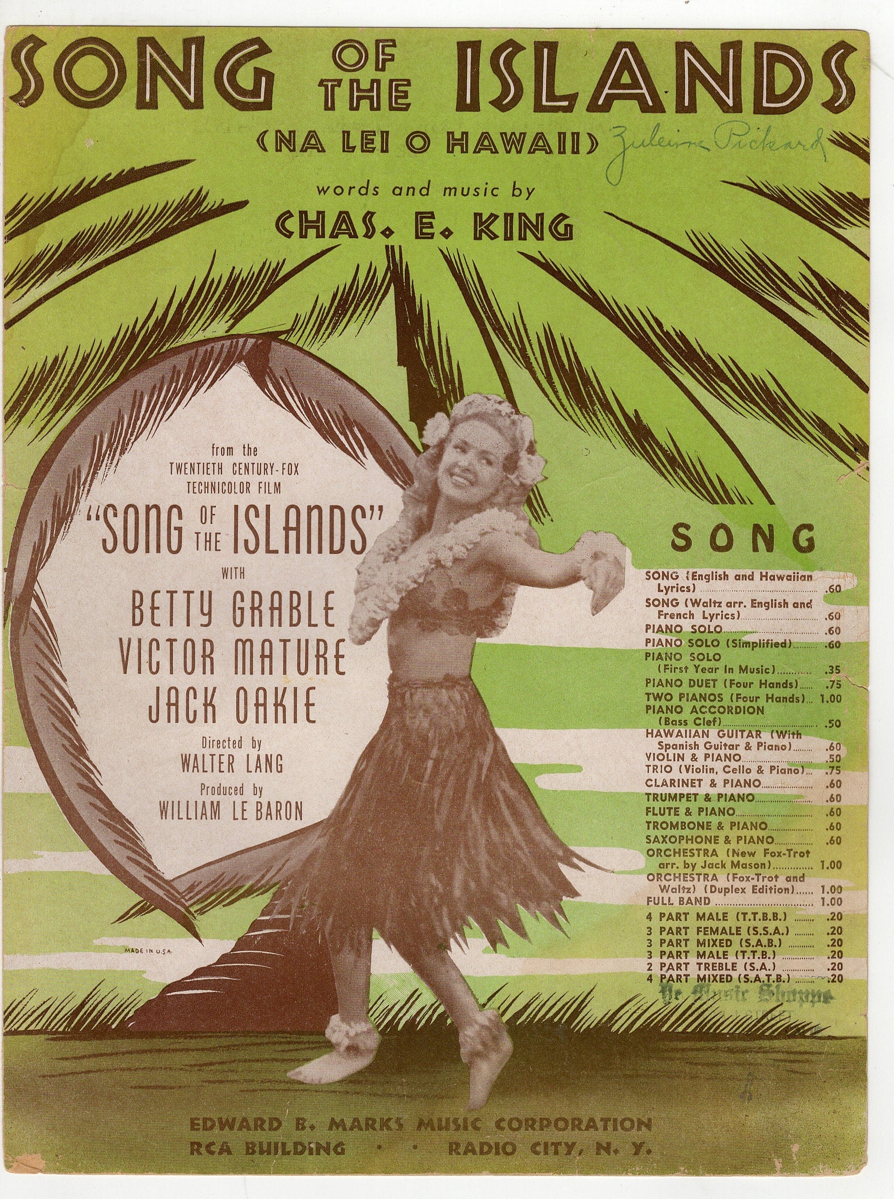 The Hawaiian Sheet Music Collection By Book Sheet Music For