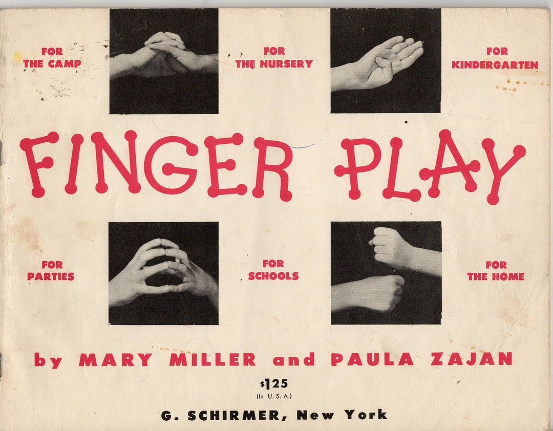 Finger Play - Children's Songs With Illustrations for Hand/finger ...