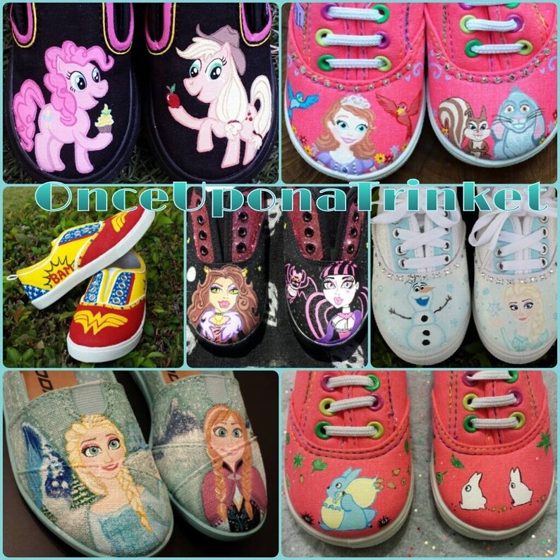 Custom Painted Shoes for Kids - Etsy