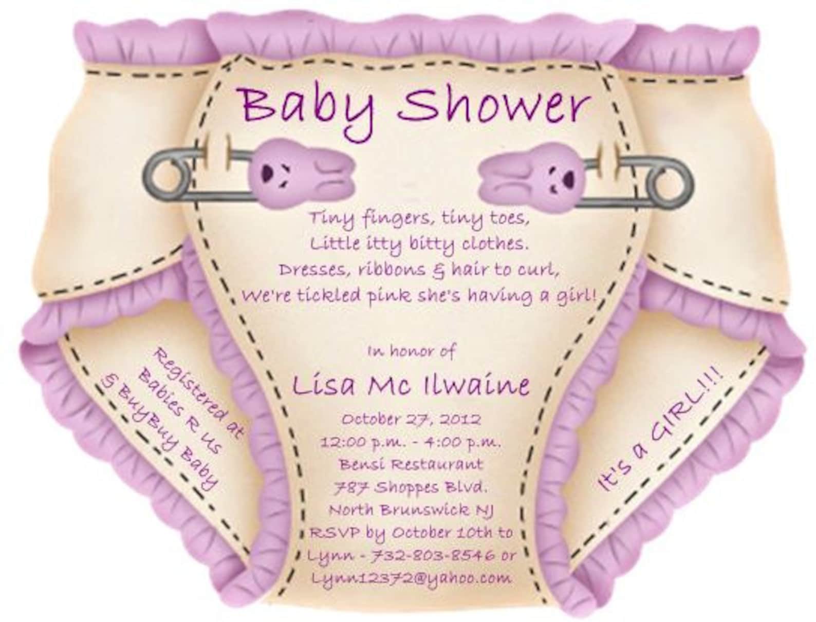 Baby Shower Diaper invitations or thank you notes | Etsy Baby Shower Diaper invitations or thank you notes | Etsy
