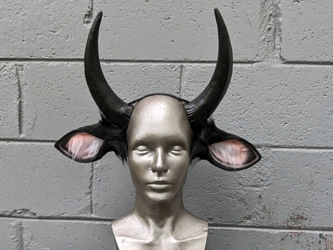 Large Devil Horns & Goat Ears 55 Color Options - Etsy