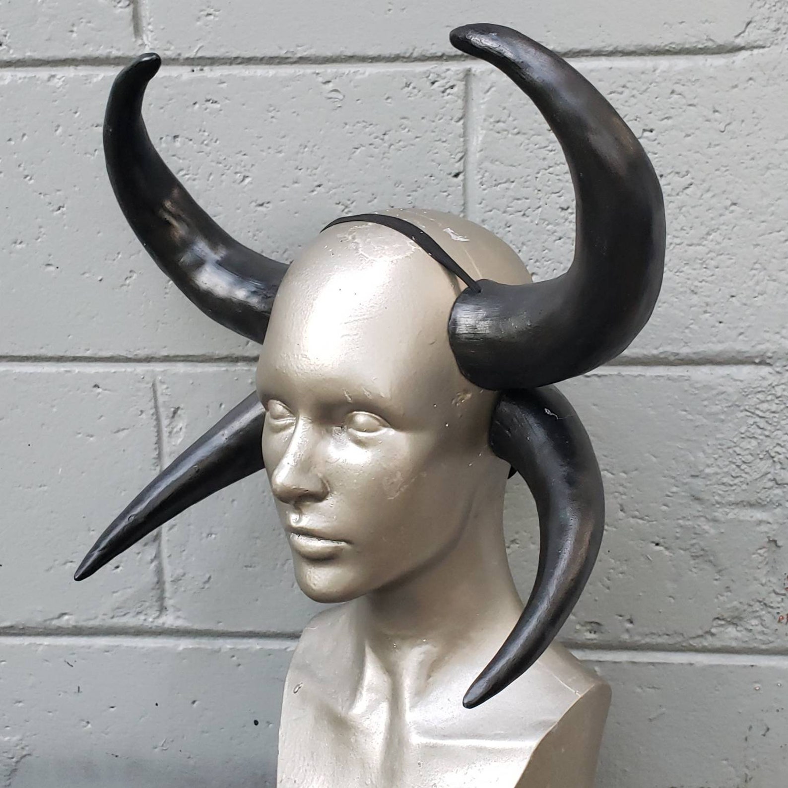 Double Goat Horns - Etsy