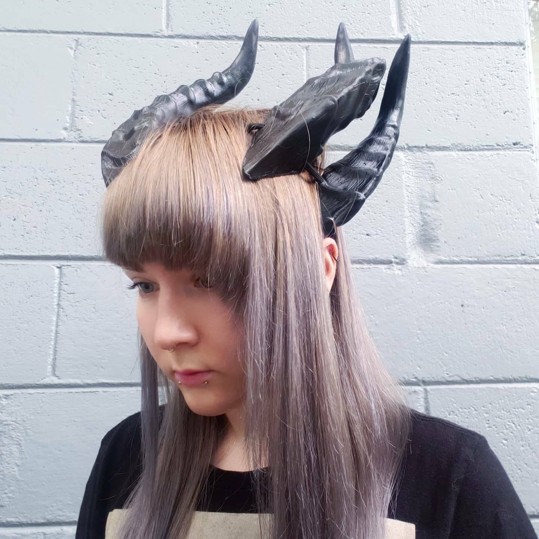 Double Dragon Horns Can Be Worn Two Ways! (IN STOCK) - Etsy
